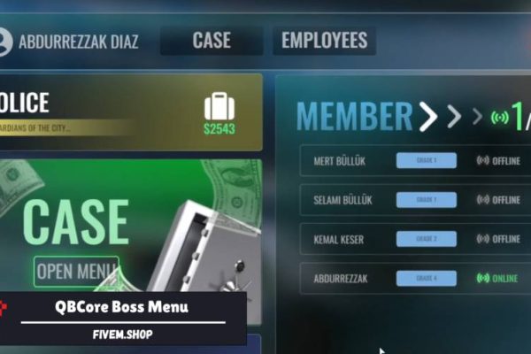 FiveM Boss menu qbcore FiveM Boss menu qbcore